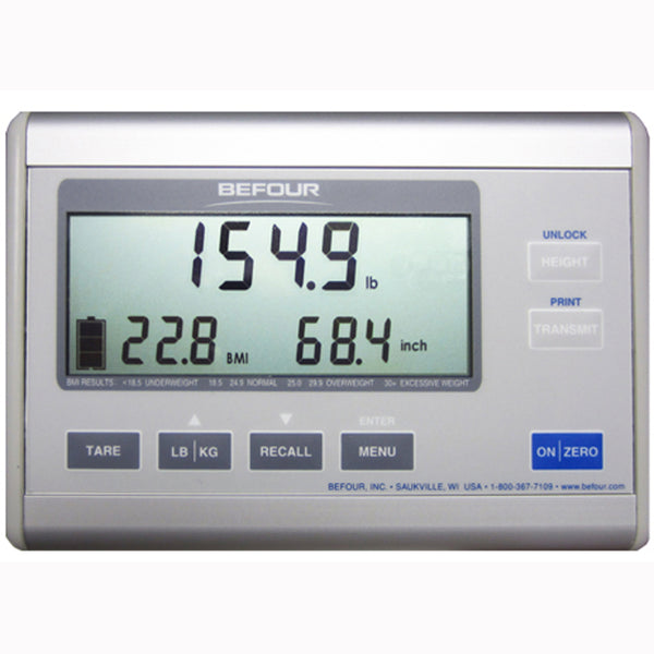 Befour WH-1070 Tilt & Roll Handrail Scale with Digital Height Rod ...