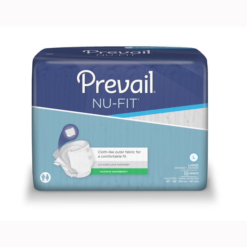 Prevail NU-013/1NuFit Brief-Large-72/Case – FlagMedical.com
