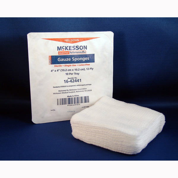 McKesson 16-42441 Medi-Pak Sterile Gauze Sponge-1280/Case – FlagMedical.com